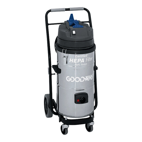 Goodway Technologies 3.2 Gallon Dry Vacuum with HEPA Filtration and ...