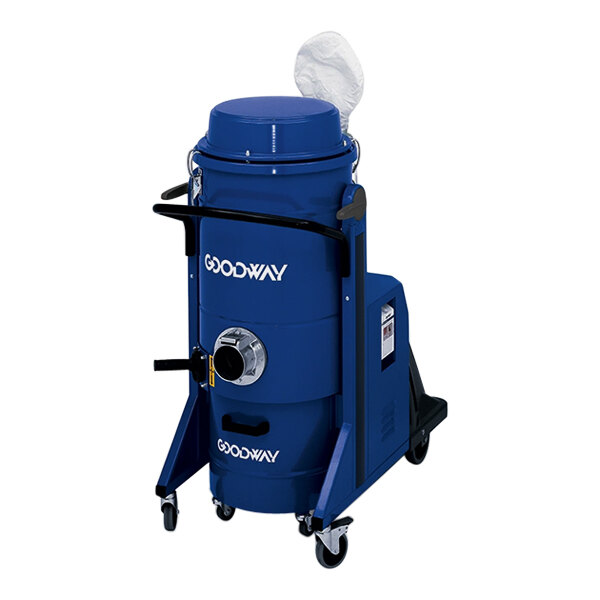 Goodway Technologies 12 Gallon Continuous-Duty Dry Vacuum DV-CD - 230V ...