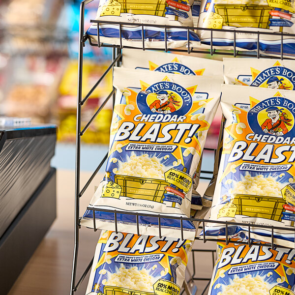 PIRATE'S BOOTY Cheddar Blast Rice and Corn Puffs with Extra White ...