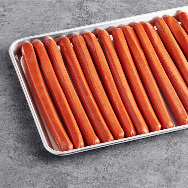Sabrett 12" 4/1 Skinless Beef Frank - 120/Case