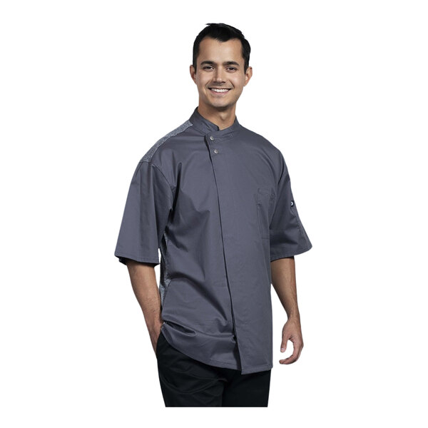 Uncommon Chef Brac Unisex Customizable Slate Short Sleeve Chef Coat ...