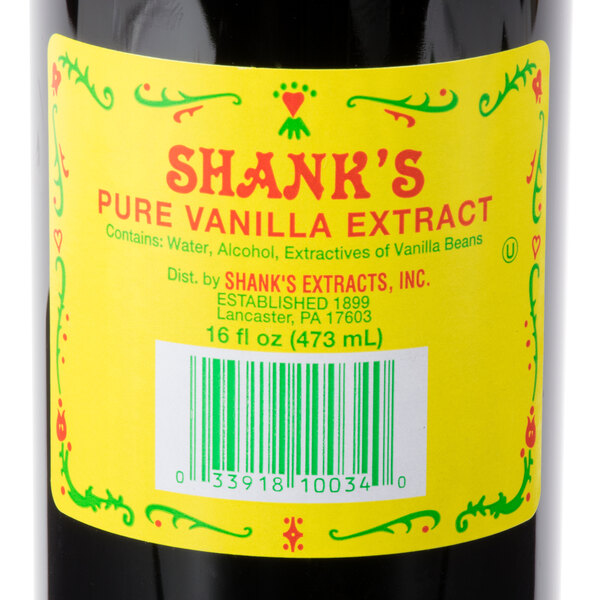 Shank's Pure Vanilla Extract (16 oz. Premium)