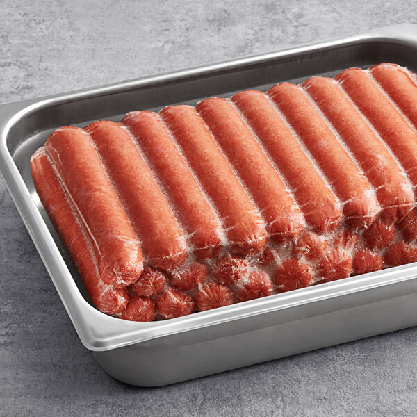Vienna Beef 6" 6/1 Skinless Beef Frank - 60/Case