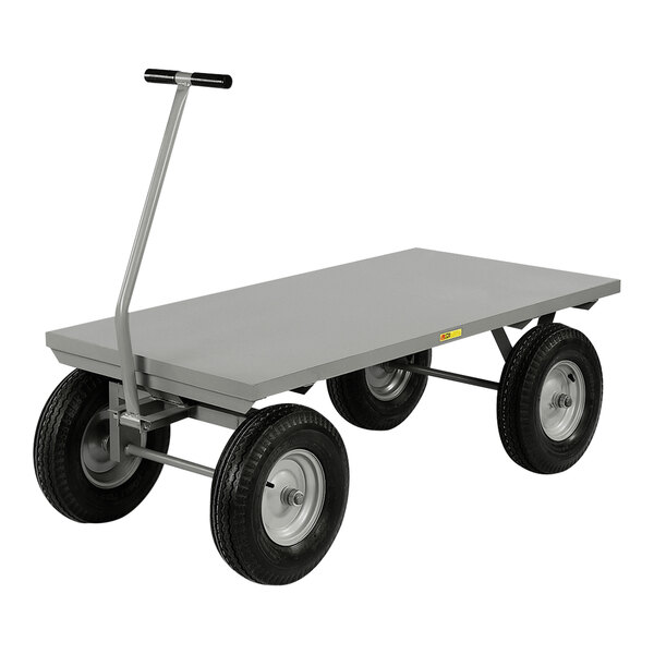 Little Giant 36" x 60" Heavy-Duty Steel Wagon Truck with Flush Edges ...