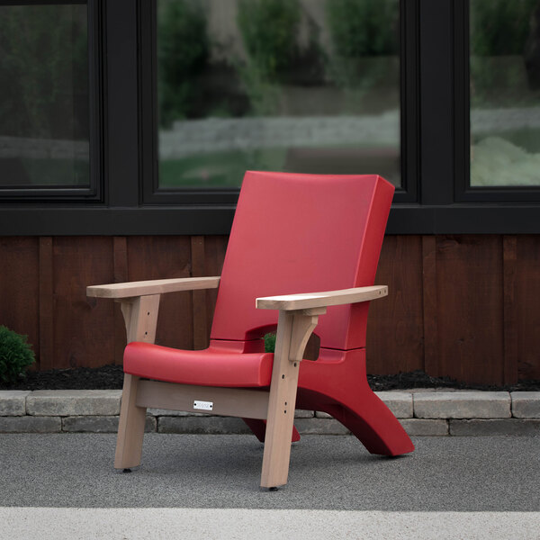 Mayne Mesa Red Patio Chair
