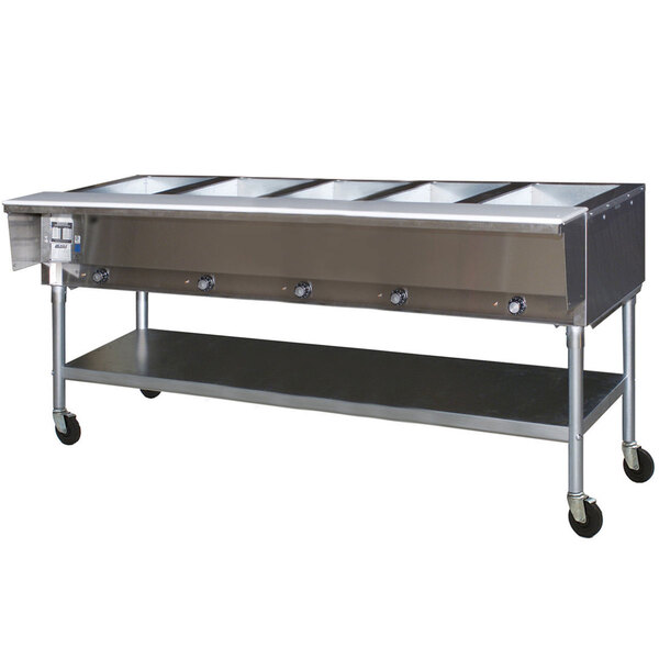 Eagle Group SPDHT5 Portable Hot Food Table Five Pan - All Stainless ...