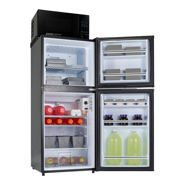 Danby 4.8MF4-7B1 MicroFridge 4.8 Cu. Ft. Black Solid Two Door Reach-In ...