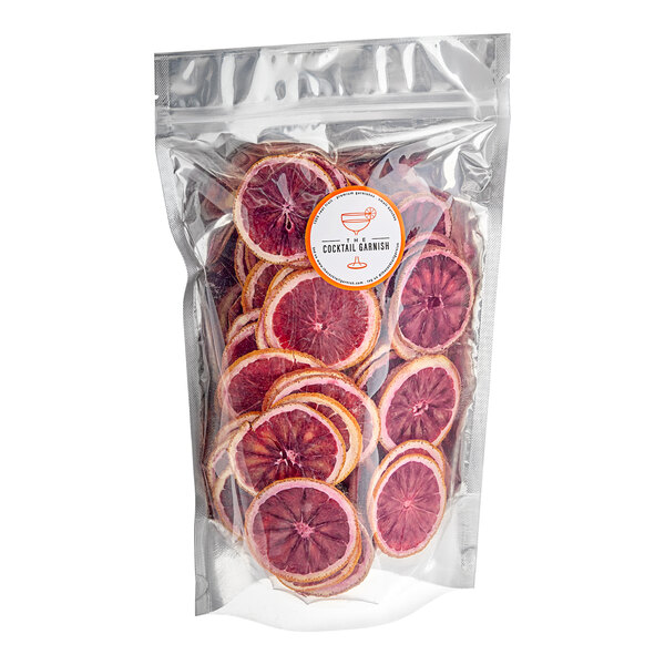The Cocktail Garnish Dried Blood Orange Slices - 500/Case