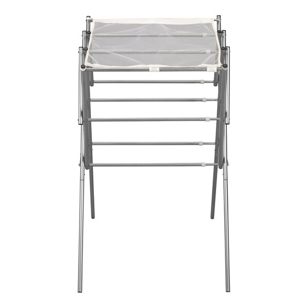 Household Essentials Silver Collapsible Steel Drying Rack HH5127
