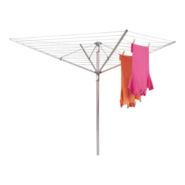 Household Essentials 192 Ft. Dual Height Aluminum Outdoor Umbrella ...