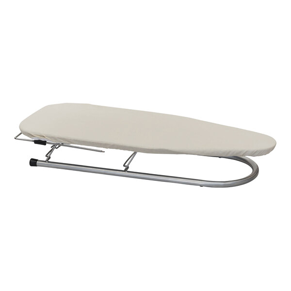 Household Essentials Tabletop Steel Mesh Ironing Board with White Cover ...