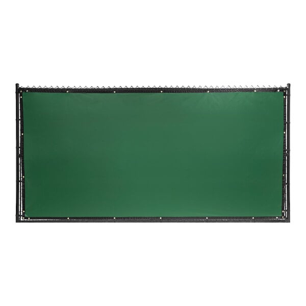 FenceScreen 400 Series 8' x 50' Green Solid PVC Privacy Fence Screen ...