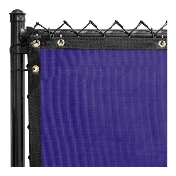 FenceScreen 750 Series 4' x 50' Navy Blue Polypropylene Privacy Fence ...