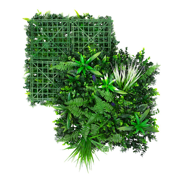 NatraHedge 1200 Series 20" x 40" Artificial Kauai Living Wall Panel - 5 ...