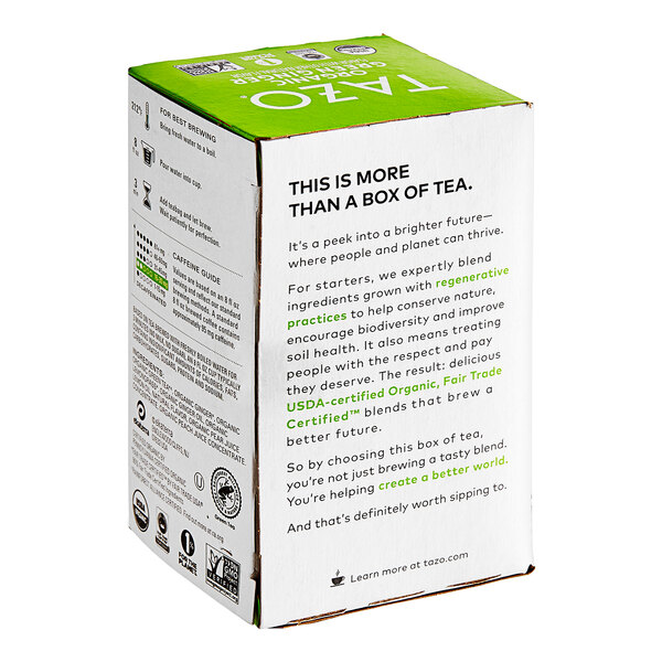 Tazo Organic Green Ginger Tea Bags - 16/Box