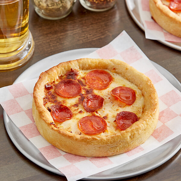 Pizzeria Uno Deep Dish Pepperoni Pizza 7" - 30/Case