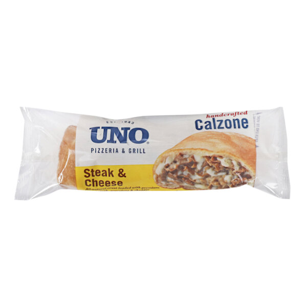 Pizzeria Uno Personal Steak and Cheese Calzone 6 oz. - 8/Case