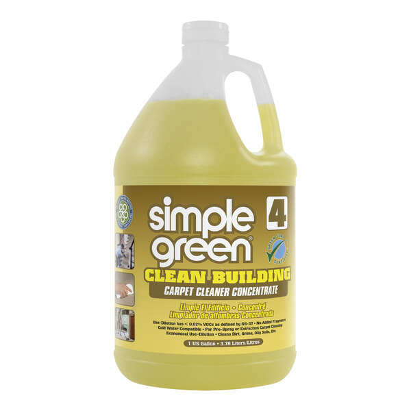 Simple Green Clean Building 1210000211201 1 Gallon Concentrated Carpet ...