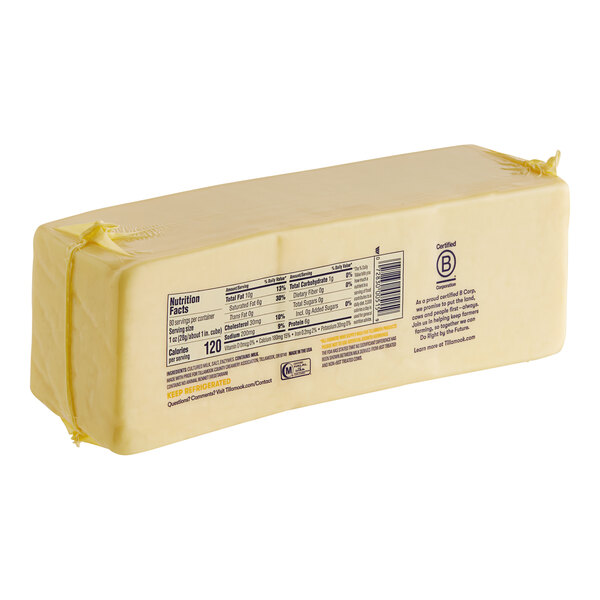Tillamook Medium White Cheddar Cheese Block 5 lb. - 2/Case