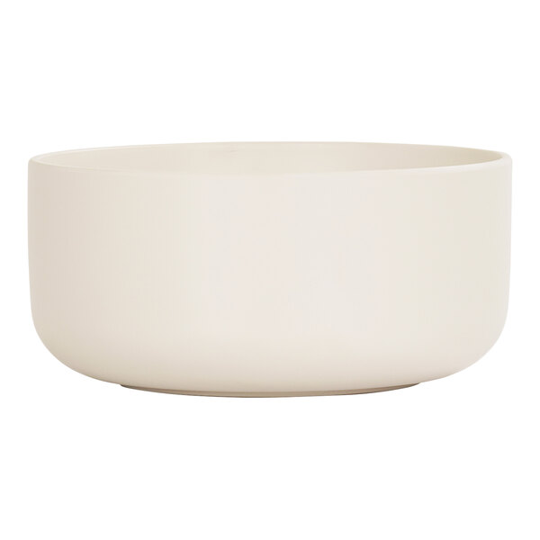 Cal-Mil Oslo 72 oz. Ivory Round Melamine Serving Bowl