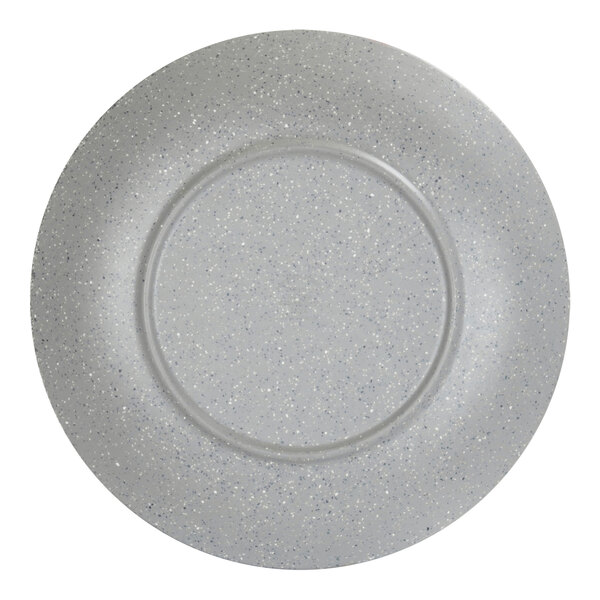 Cal-Mil Coronado 11" Round Gray Melamine Coupe Plate