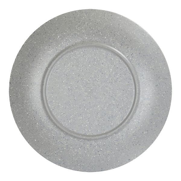Cal-Mil Coronado 7" Round Gray Melamine Coupe Plate