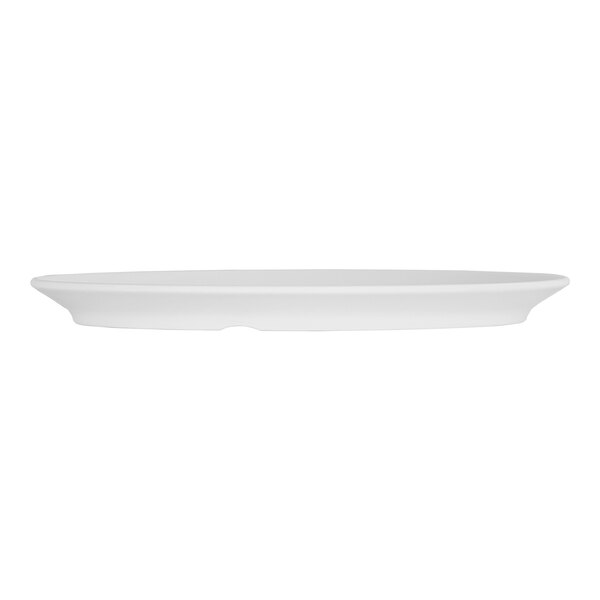 Cal-Mil Narrow Rim 11" White Round Melamine Plate