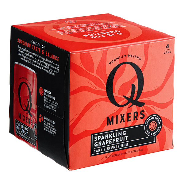 Q Mixers Sparkling Grapefruit Can 7.5 fl. oz. - 24/Case