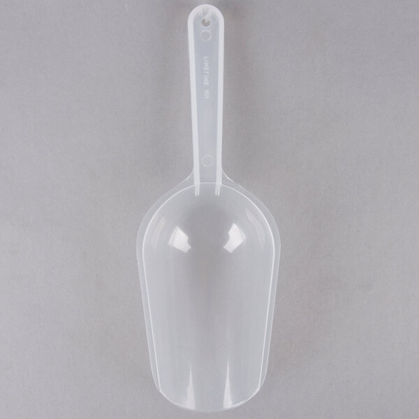 Fineline 3314-CL Disposable 6 oz. Clear Utility and Ice Scoop