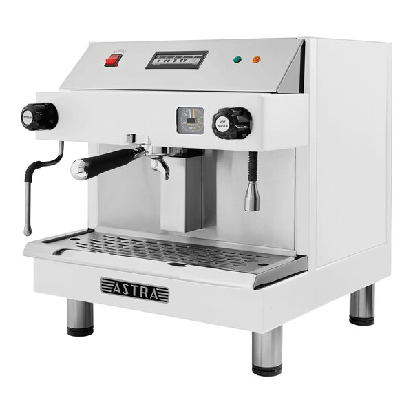 Astra Mega I M1-011-1-WH Automatic White Espresso Machine - 110V