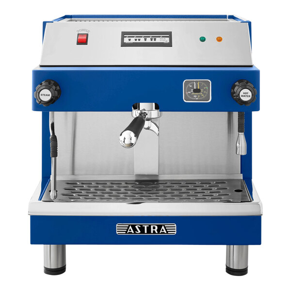 Astra Mega I M1-011-1-BL Automatic Blue Espresso Machine - 110V