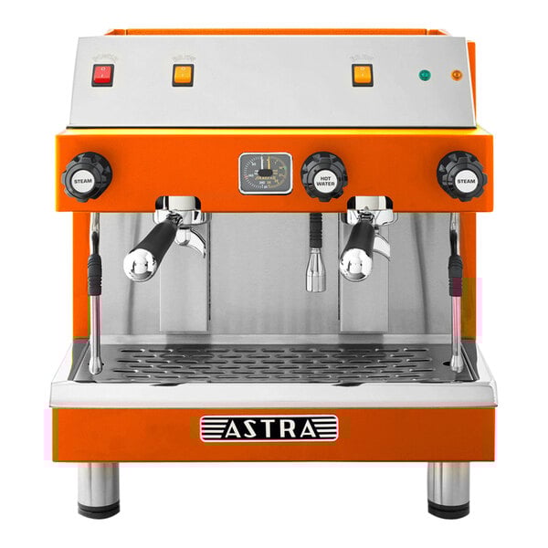 Astra Mega II M2CS-019-OR Semi-Automatic Orange Compact Espresso ...