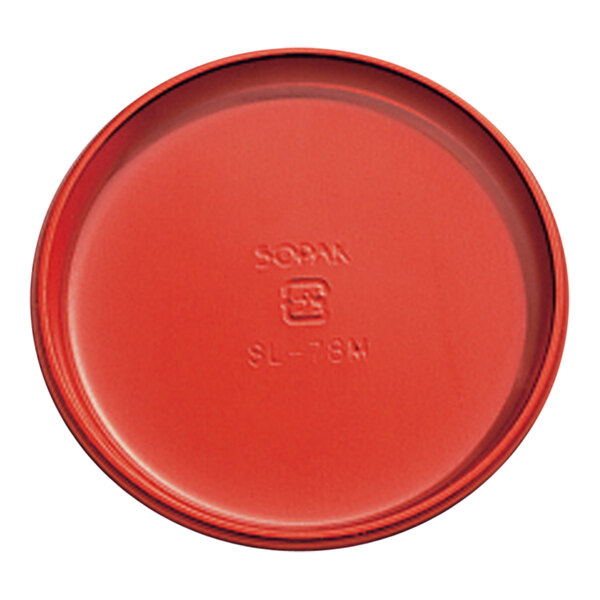 Welcome Home Brands 3 1/8" Cherry PET Plastic Round Tray - 500/Case