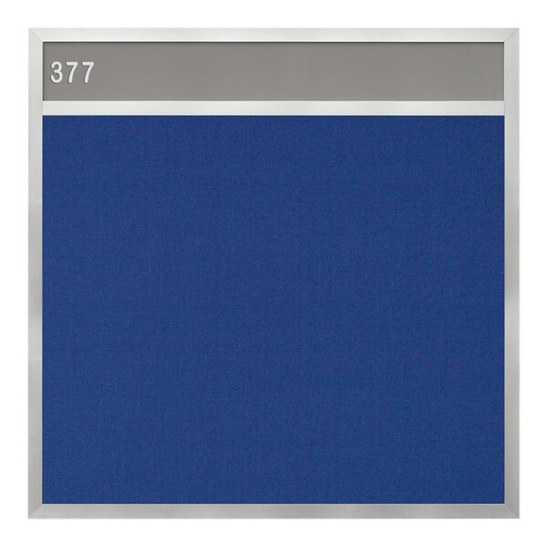United Visual Products 24" x 24" Hall Identification Board with Blue ...