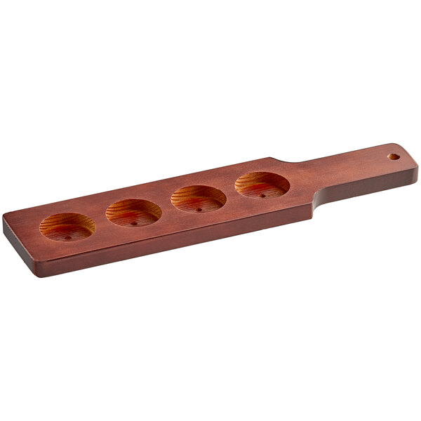 Acopa 14 1/2" Mahogany Finish Flight Paddle - 12/Case