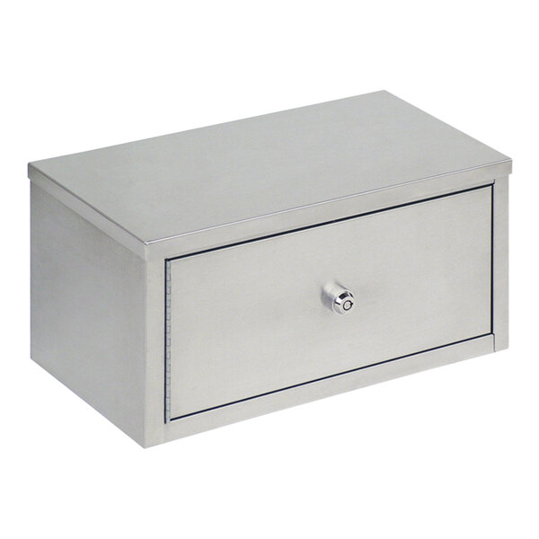 Omnimed 16" x 7 3/4" x 8" Stainless Steel Horizontal Wall-Mount ...