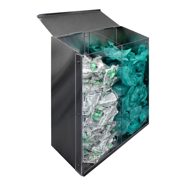 Omnimed Composite 2-Compartment Bulk PPE Dispenser 307032