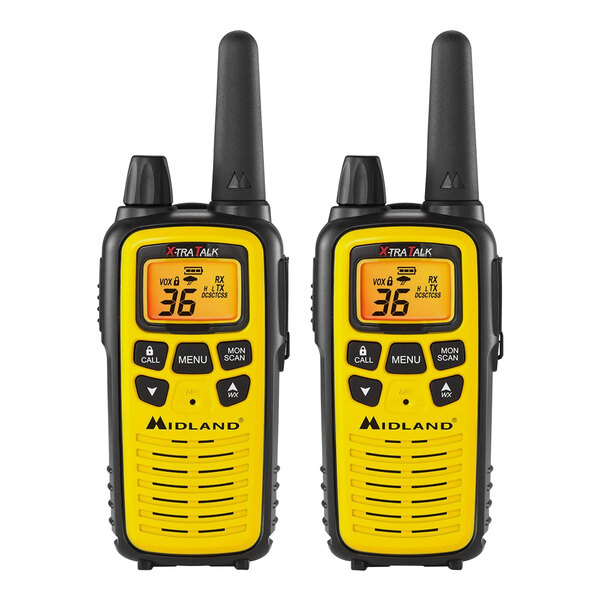 Midland Yellow FRS Two-Way Radio Bundle LXT630VP3