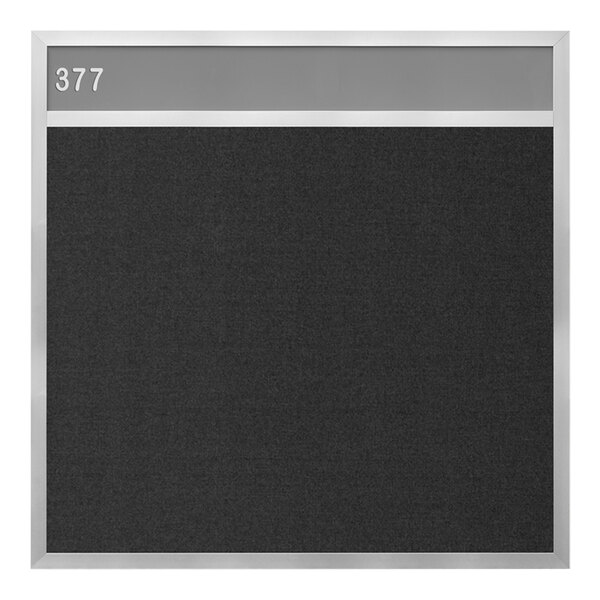 United Visual Products 24" x 24" Hall Identification Board with Black ...