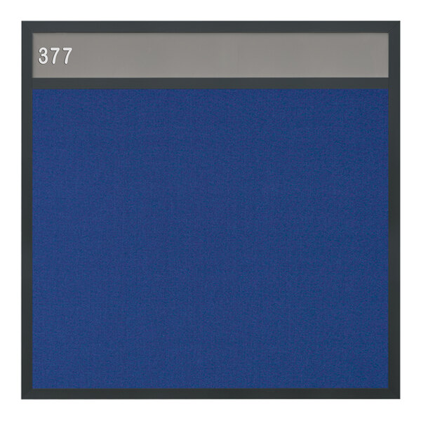 United Visual Products 24" x 24" Hall Identification Board with Blue ...