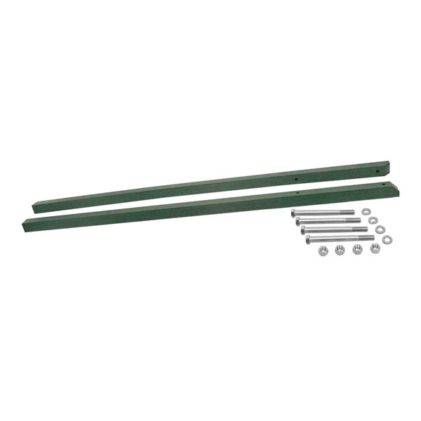 United Visual Products 4" x 4" x 10' Woodland Green Recycled Plastic ...