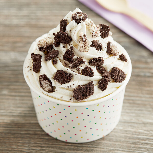 Chopped Cookies and Creme Ice Cream Topping 2.5 lb.