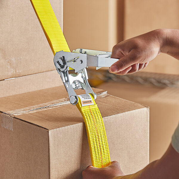 Lift-All 2" x 27' Load Hugger Series 10,000 Yellow Polyester Flat Hook ...