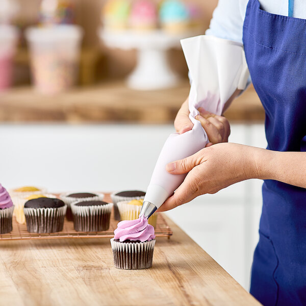 Ateco 14" Flex Polyurethane-Coated Reusable Pastry Bag with Hemmed Top 3014