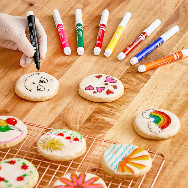 Ateco 8-Color Food Coloring Marker Set - 8/Set