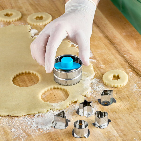 Ateco 7-Piece Stainless Steel Linzer Tart Cookie Cutter Set 4844