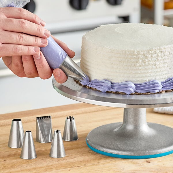 Ateco 6-Piece Stainless Steel Piping Tip Set 787