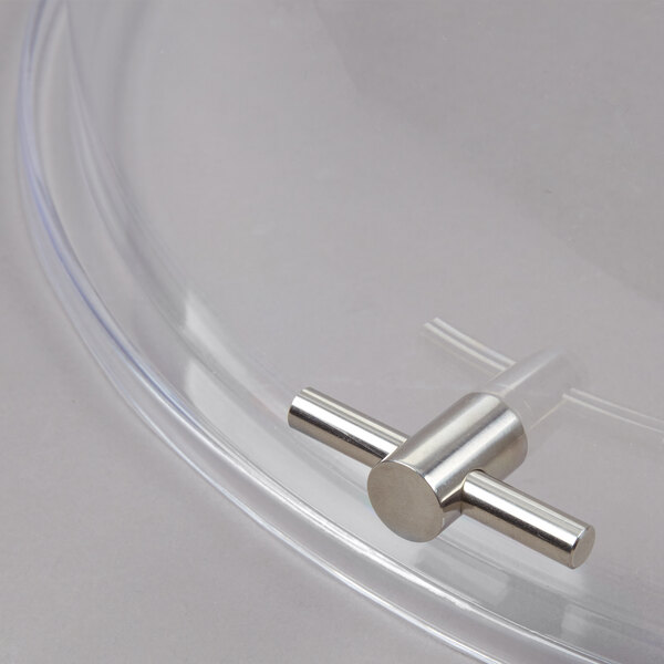 Tablecraft PC2 Round Polycarbonate Roll Top Lid - 19" x 10"