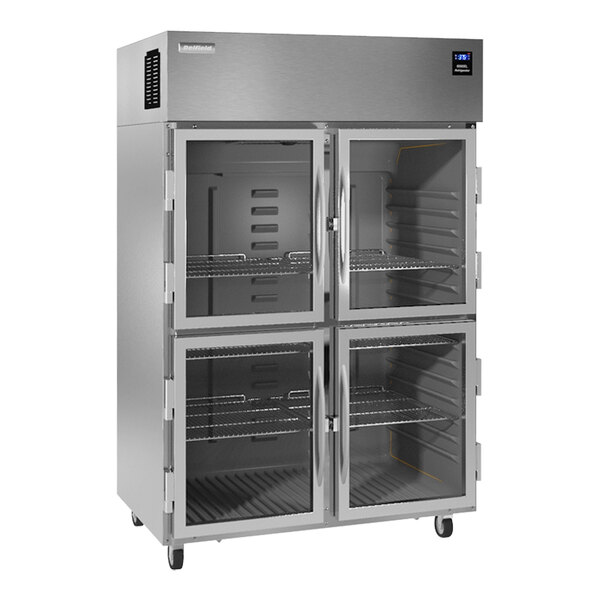 Delfield 6051XL-GH 51" Two Section Reach-In Refrigerator with 4 Half ...