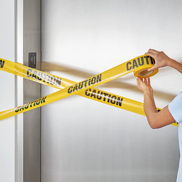 Xpose Safety 3" x 1000' Yellow / Black Industrial Grade "Caution ...